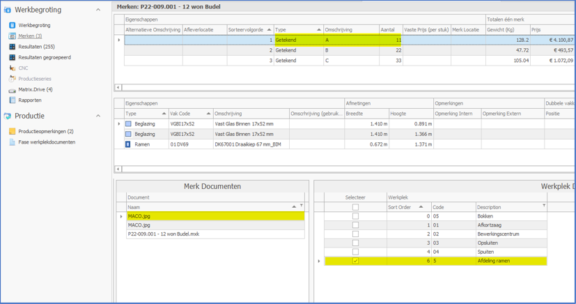 Documenten binnen MES | Matrix Knowledge Base